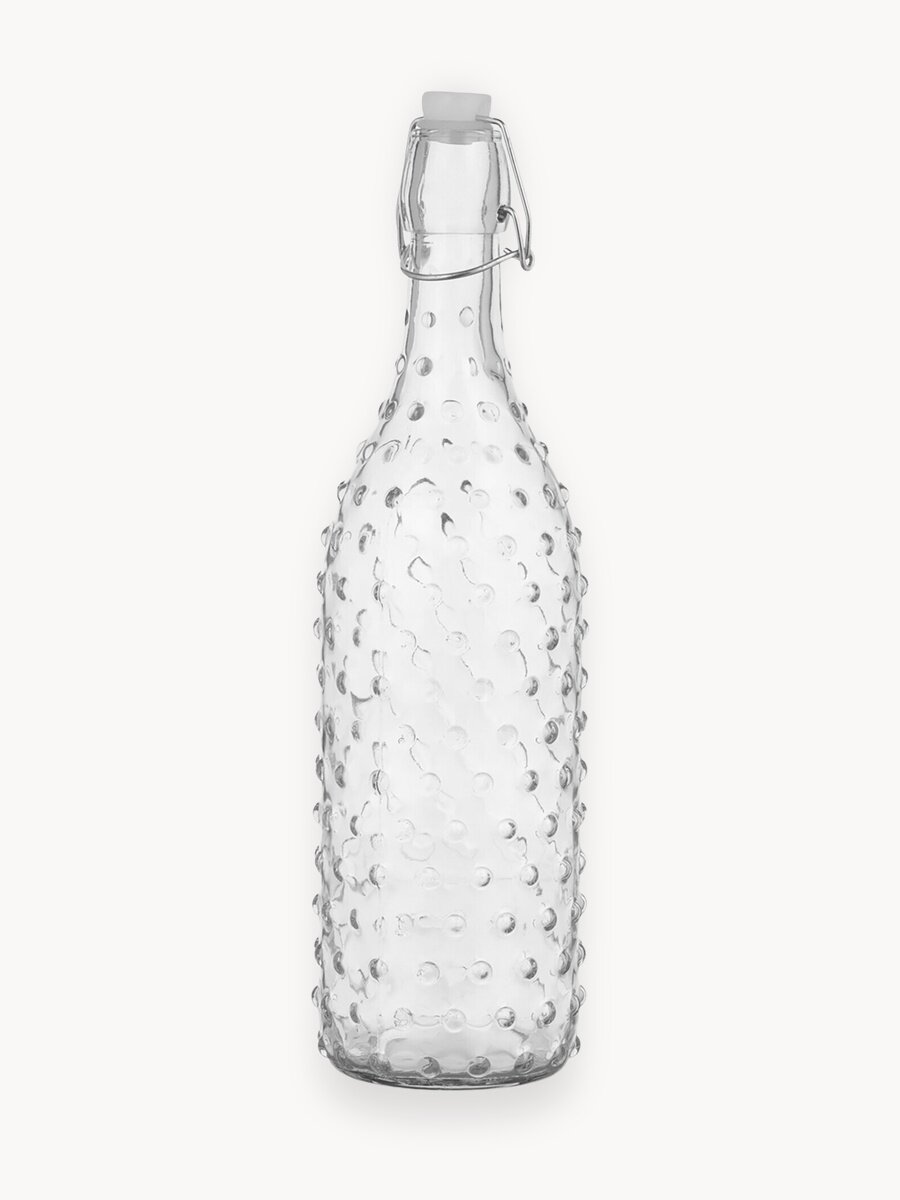 Бутылка SKYPHOS «Ризотто» для воды, стекло, бугельный замок, 1 л