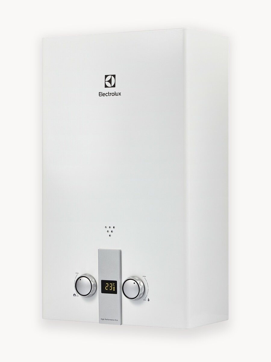 Газовая колонка Electrolux High Performance Eco GWH 10, с электронным розжигом, цвет белый