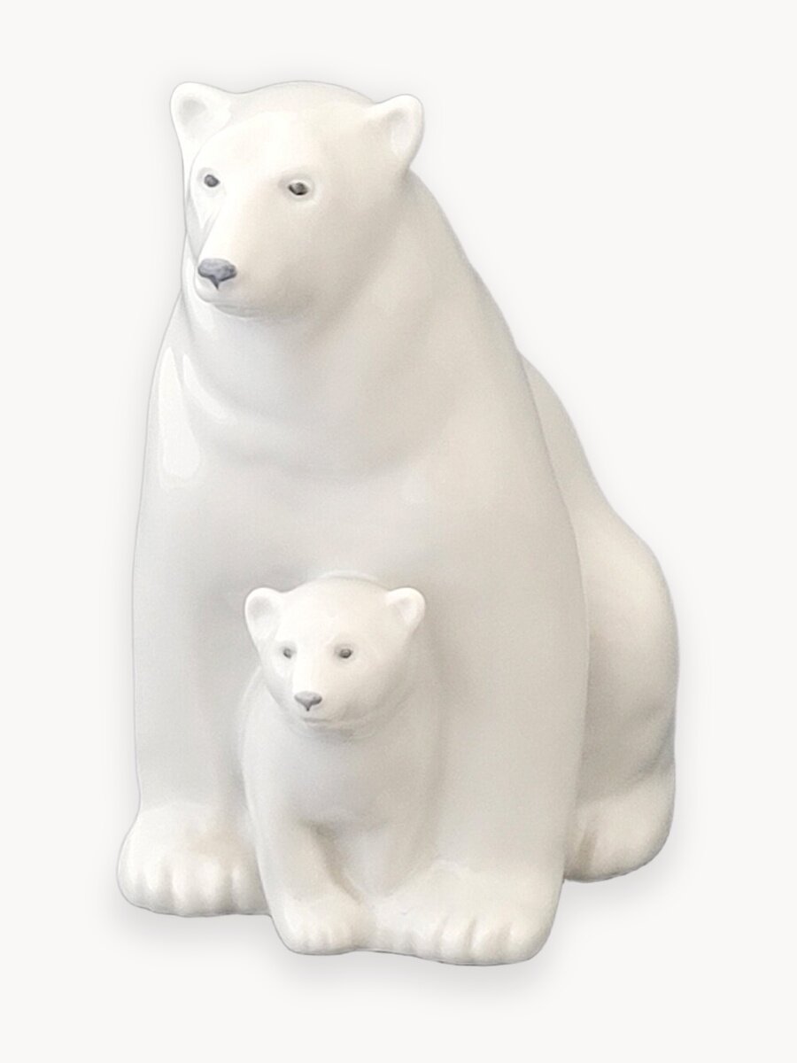 Фарфоровая статуэтка Медведи , Императорский фарфоровый завод