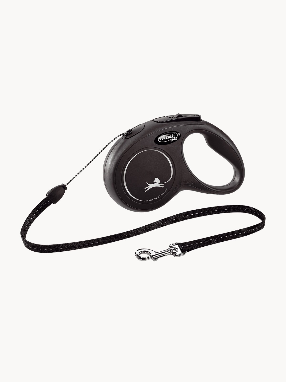 Поводок-рулетка flexi New Classic S (до 12 кг) 5 м трос черная