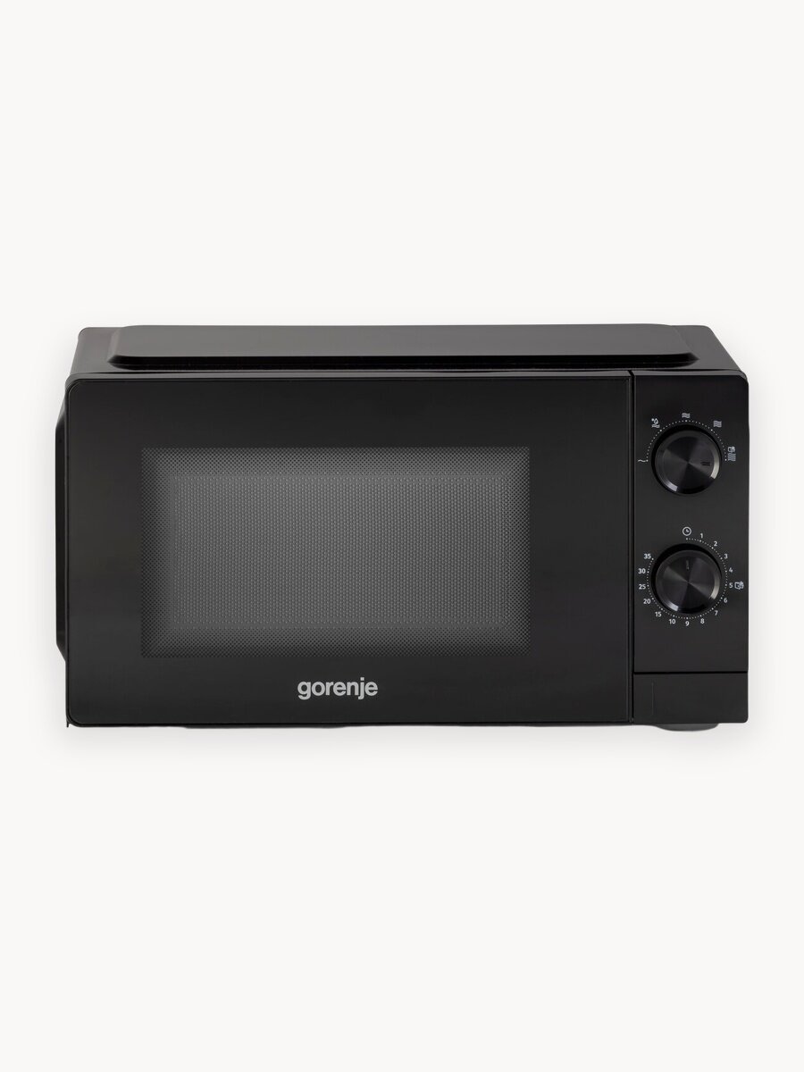 Микроволновая печь Gorenje MO20CE1B5, 700Вт, эмаль, черная, 20 л