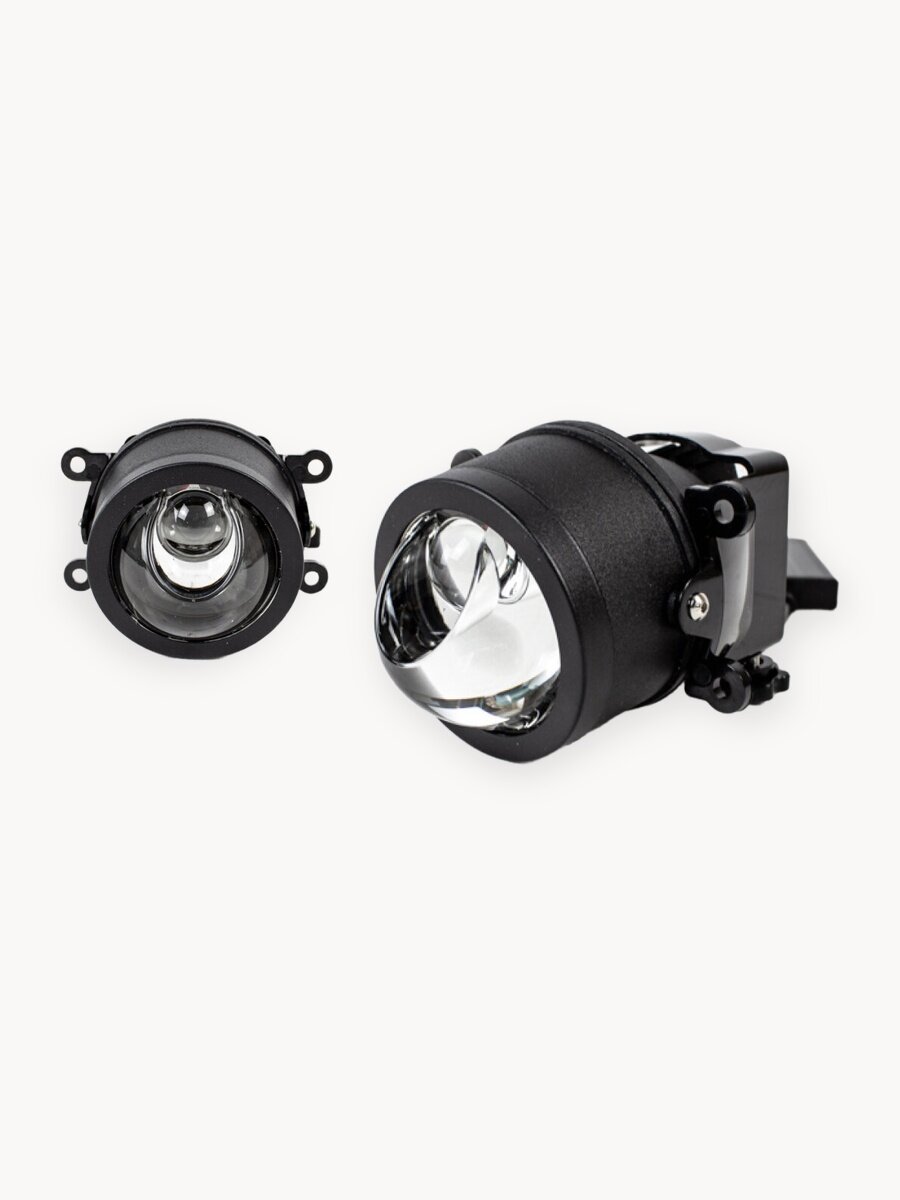 Противотуманные фары ПТФ светодиодные линзы ZMB 150W для 2180/2190 FL/Ларг** FL/Рено/Ниссан/Хонда/Мицубиси/Опель, 2 шт.