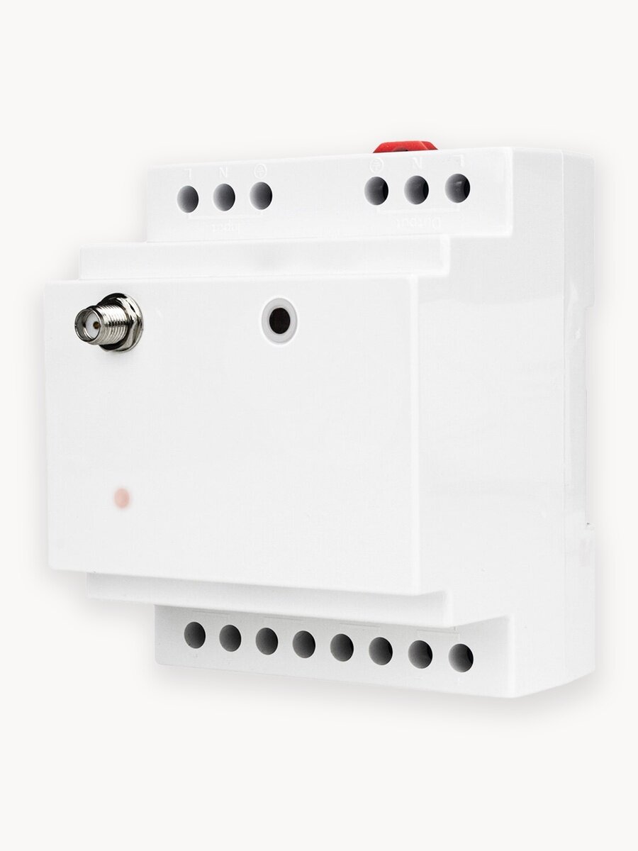 Реле питания SimPal D220 GSM 4G с управлением по СМС и звонку, мониторинг потребления и мощности, до 3,5 кВт