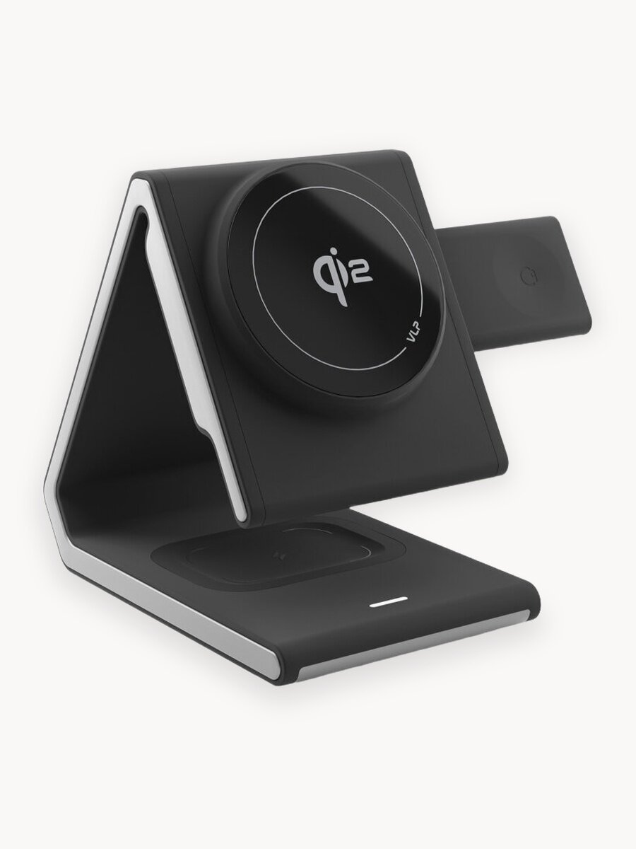 Беспроводное зарядное устройство VLP Delta Power 3 in 1, черное