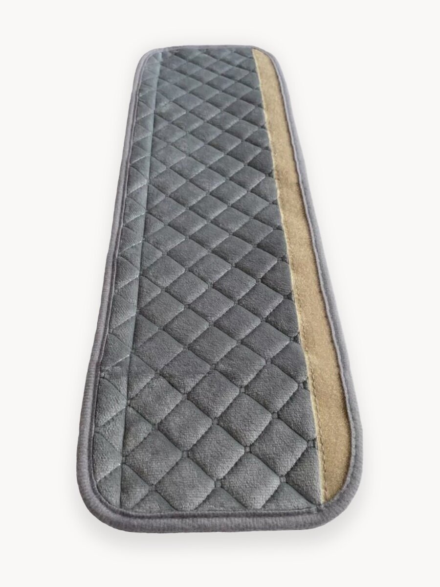 Чехол накладка на ремень безопасности серая 50 см