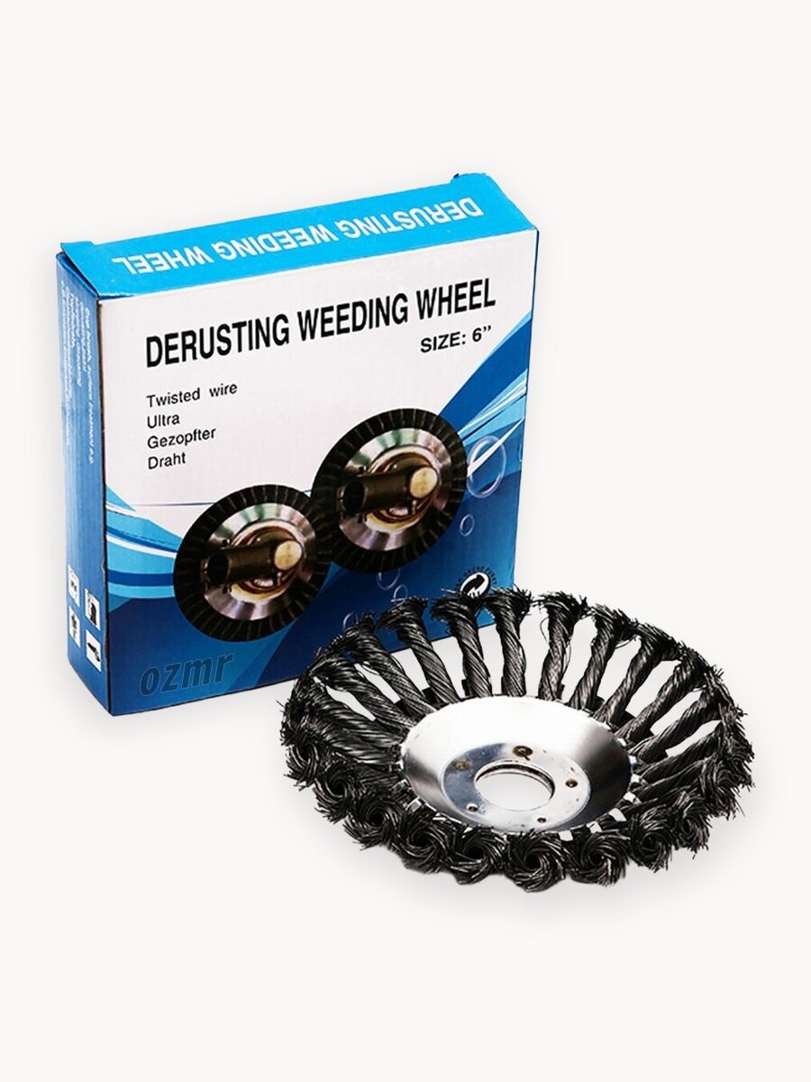 Полольник для стрижки травы и сорняков с рукоятью из стали, 150 см - дисковая триммерная головка