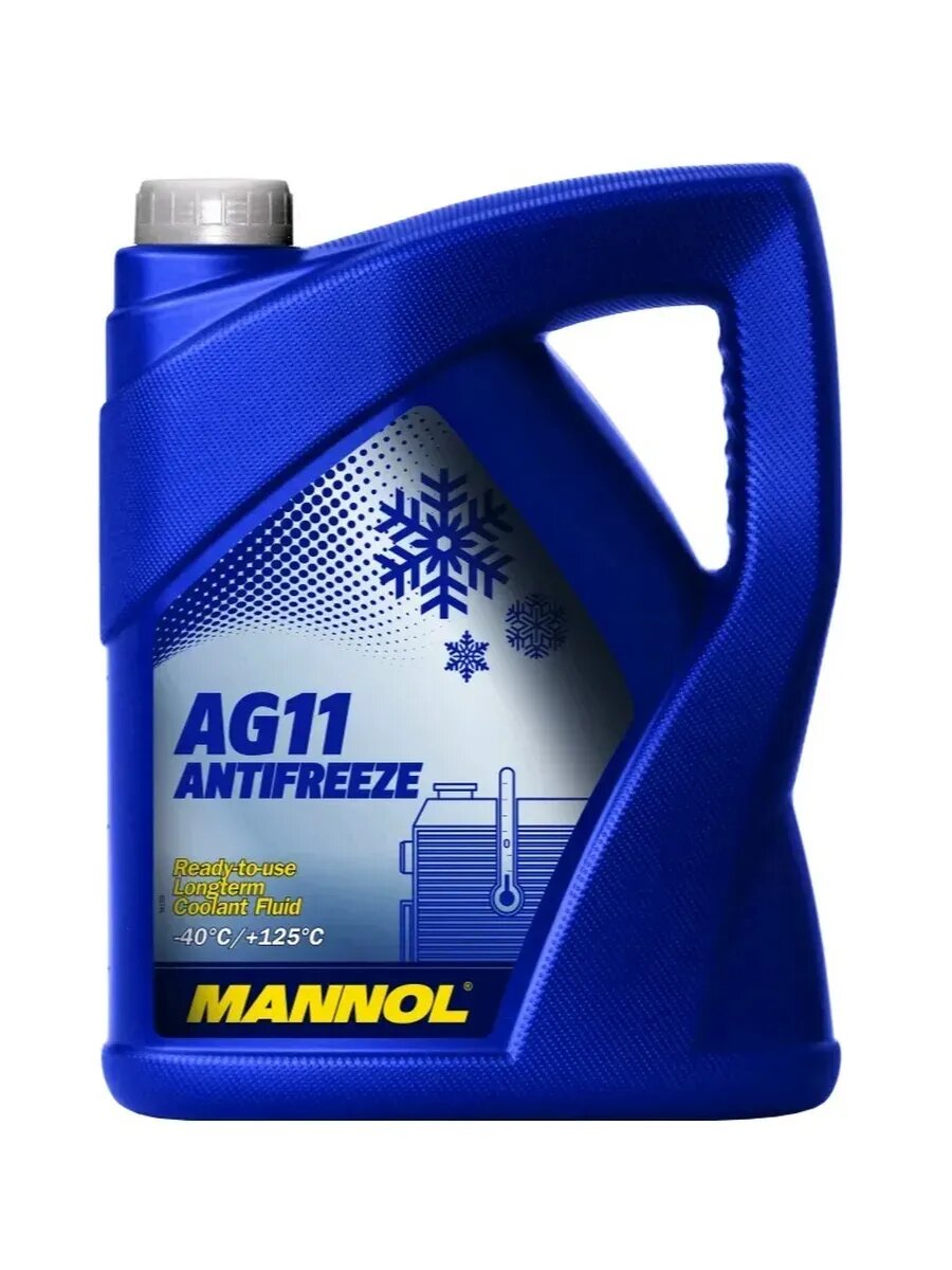 MANNOL Антифриз синий 5л AG11 Longterm -40*C 4011