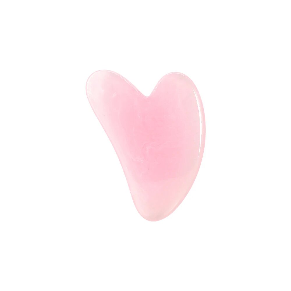 Скребок Гуа Ша из Розового Кварца GS02-pink-02