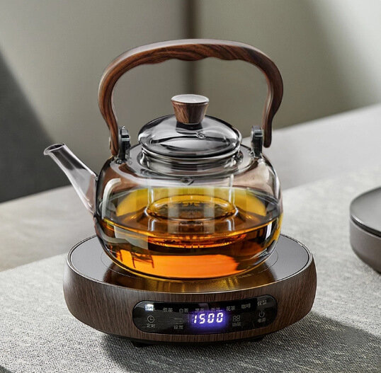 Ультратонкая электрическая керамическая плита MiChu с чайником для домашнего использования, новая модель 2025 года, утолщённый чайник, чайная плита, доступна для доставки.