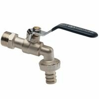 Кран водоразборный со штуцером (рычаг) AQUALINK, 1/2"