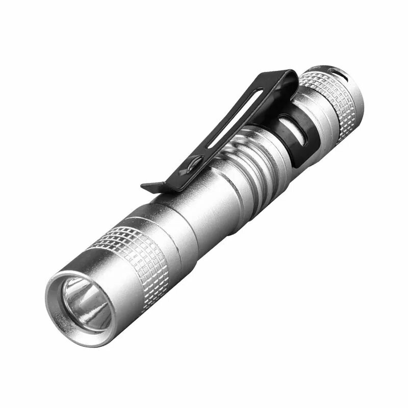 Мини-фонарик-ручка Black Cree XPE-R3 120лм Silver