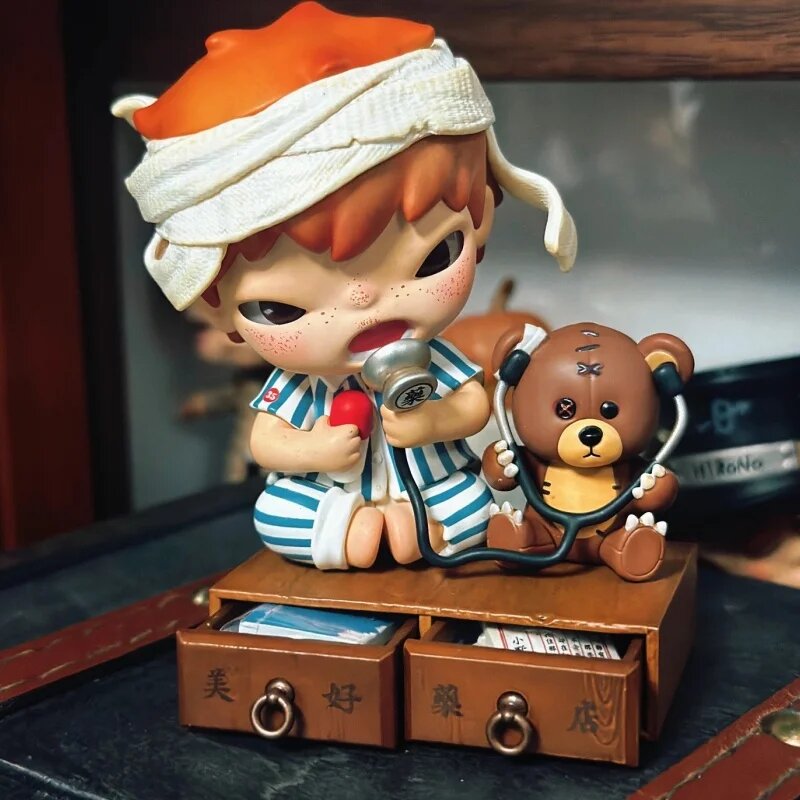 POP MART Hirono Simper, фигурка, Коричневый, X