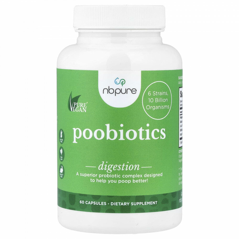 NB Pure, Poobiotics`` 60 капсул