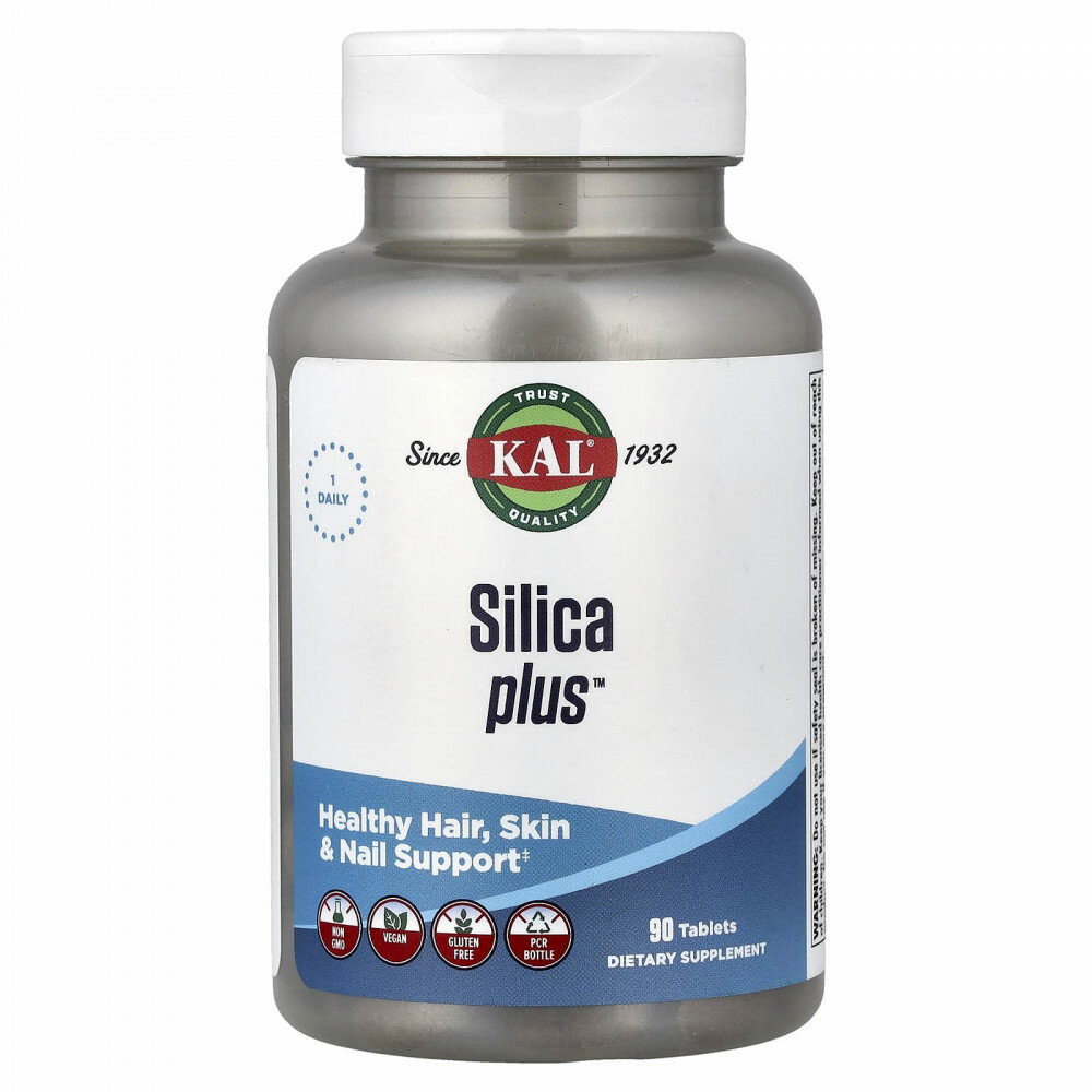 KAL, Silica Plus™, 90 таблеток