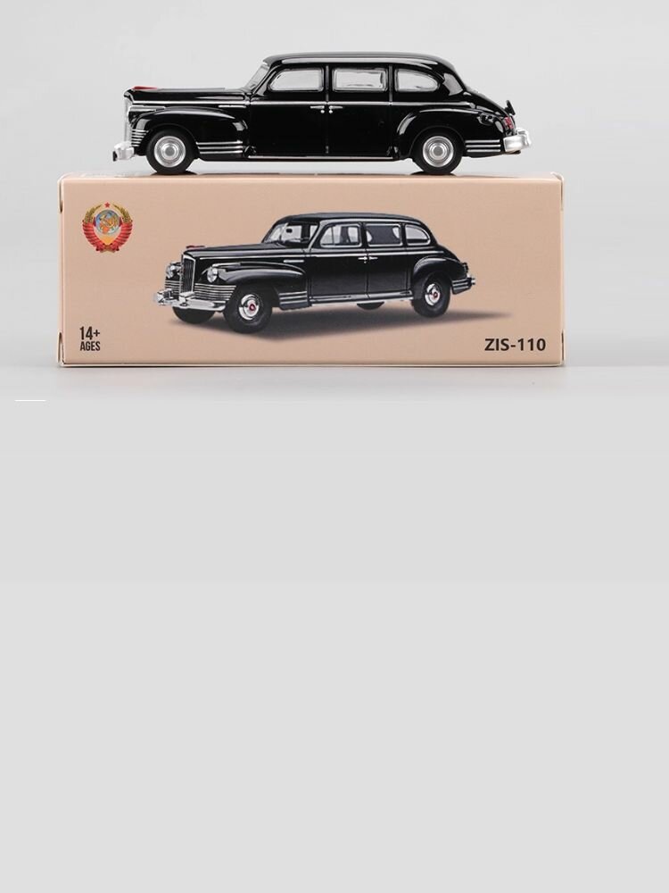 Машинка металлическая модель Perka 1:64 Zis-110 Black