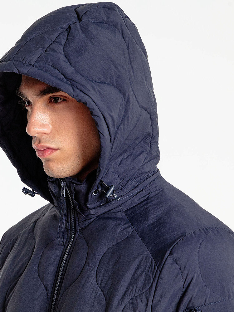Куртка ALPHA INDUSTRIES Lightweight Down Jacket, размер M, синий — фото 1