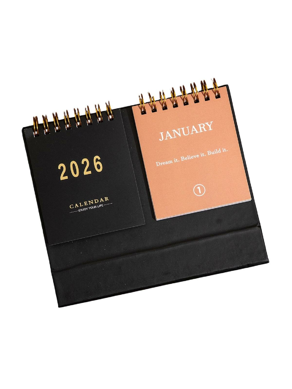 Двухрядный календарь на 2026 год с ежемесячными вдохновляющими цитатами для мотивации