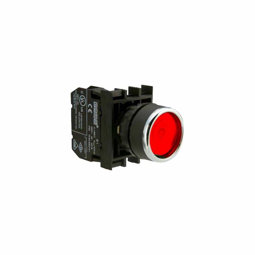 Круглая нажимная кнопка EMAS B100FK