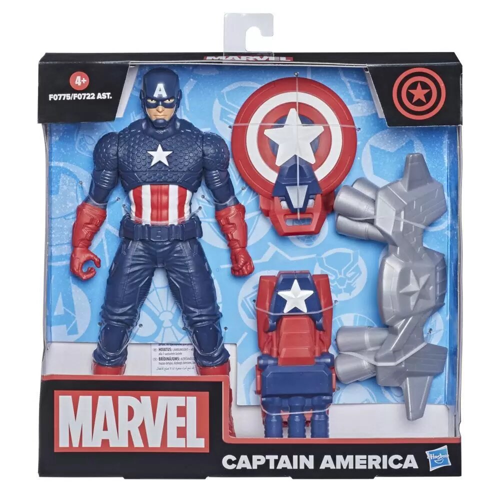 Фигурка Hasbro Marvel Капитан Америка с аксессуарами F0775/F0722