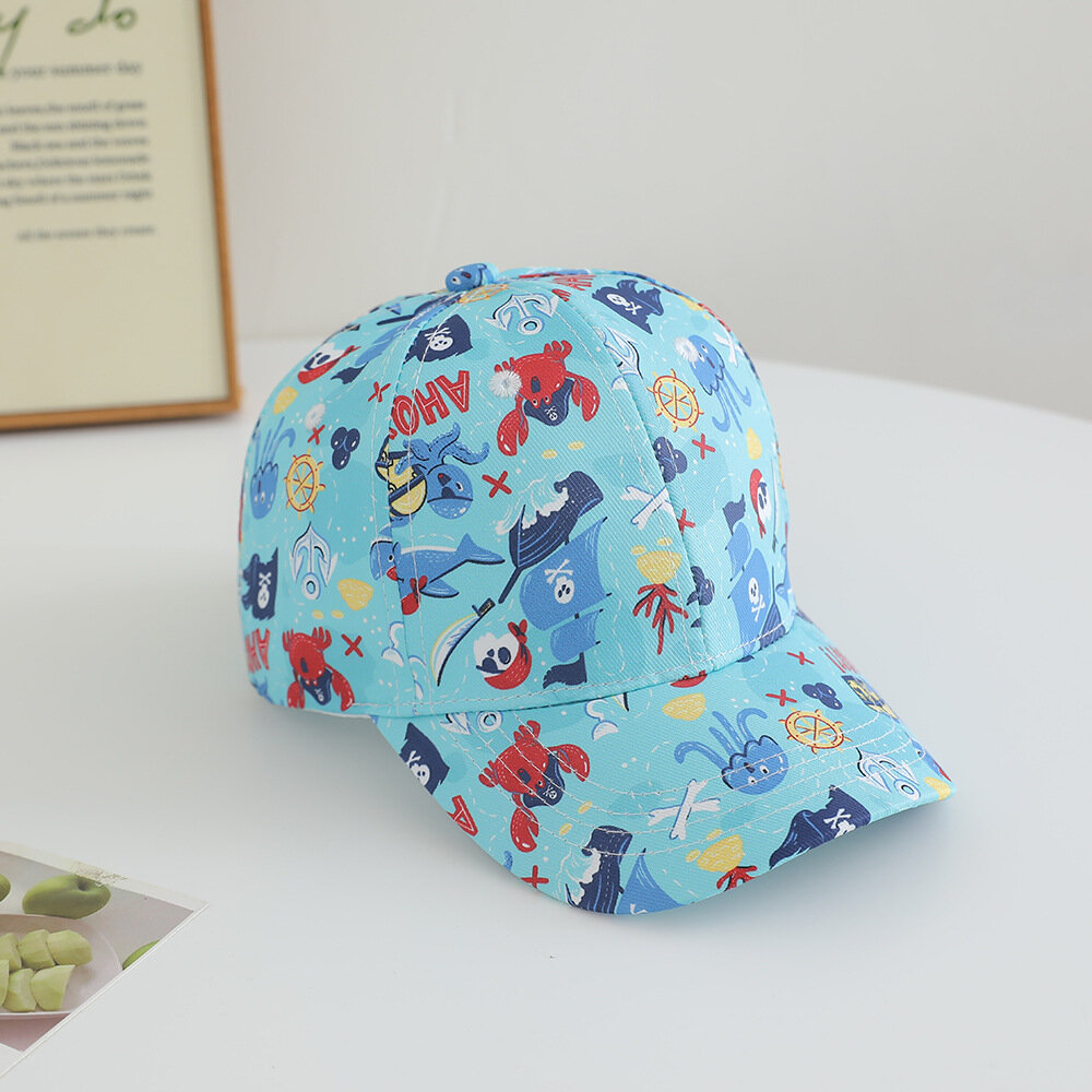 DIY Кепка Детская Динозавр Цифровая Печатная Солнцезащитная Хлопок