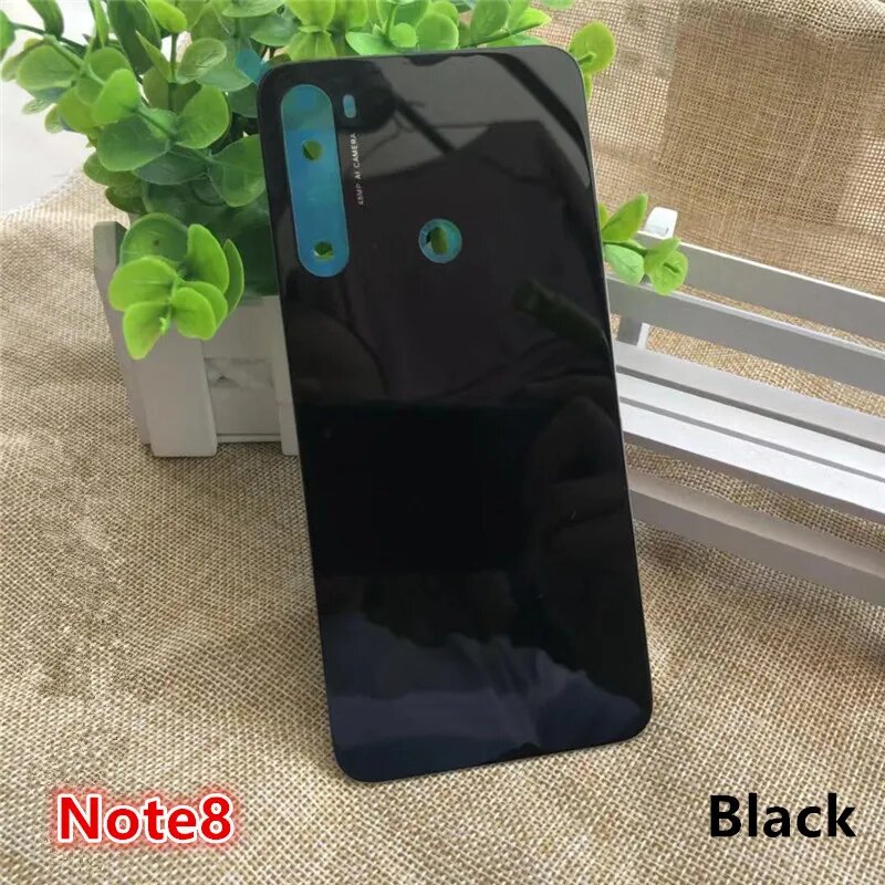 Задняя крышка для Xiaomi Redmi Note 8, черная