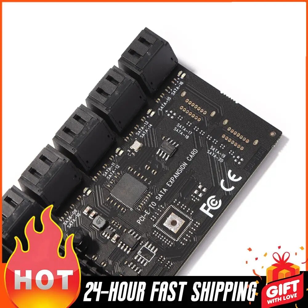 APWIKOGER Адаптер PCI-Express X1 к SATA3.0 16 портов