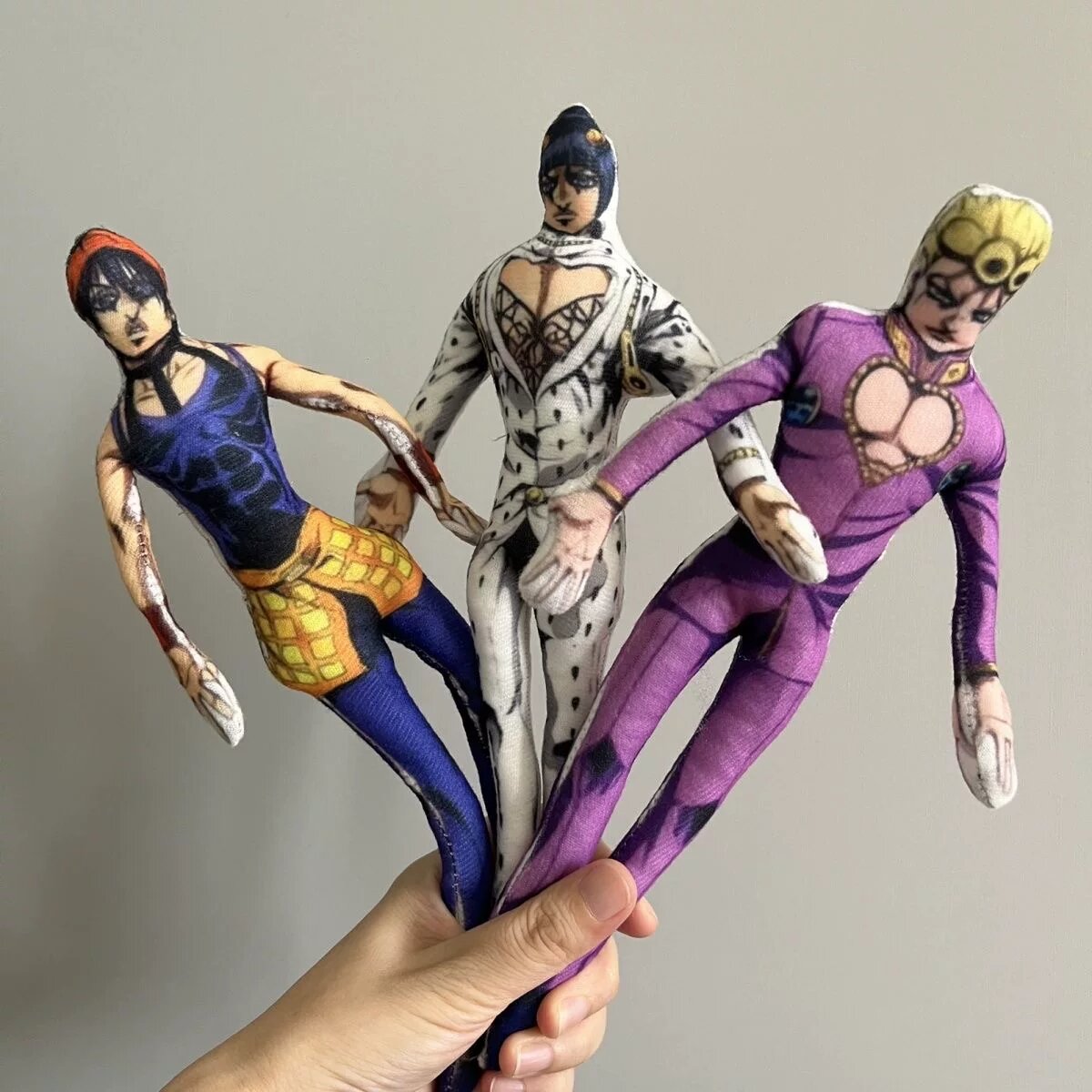 Комплект фигурок мышей из JoJo's Bizarre Adventure, 27 см, с железной проволокой, коллекционные для фанатов