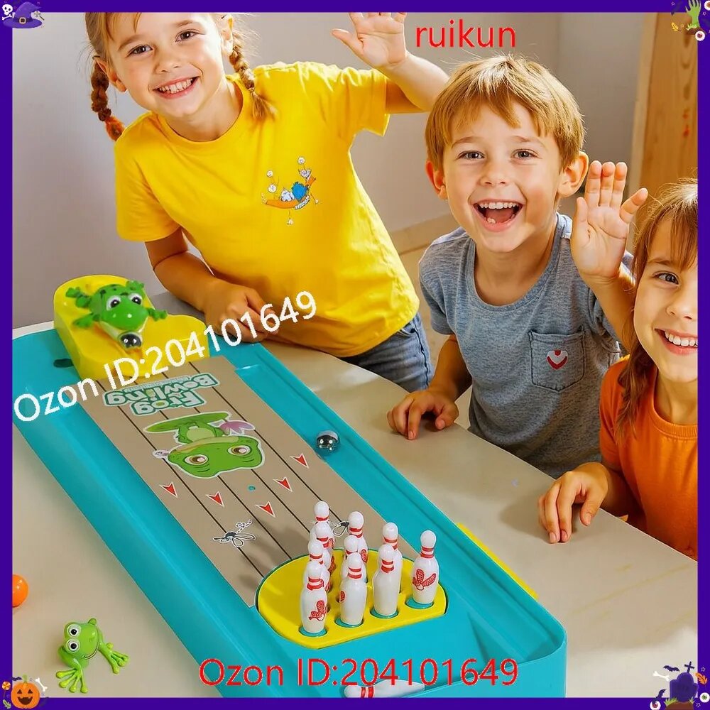 Боулинг детский, боулинг для детей, настольные игры для детей, интерактивная игрушка, развивающие игрушки
