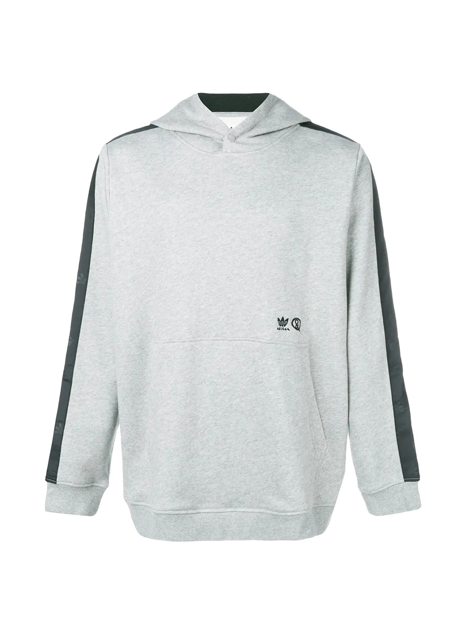 Худи adidas, размер S, , серый