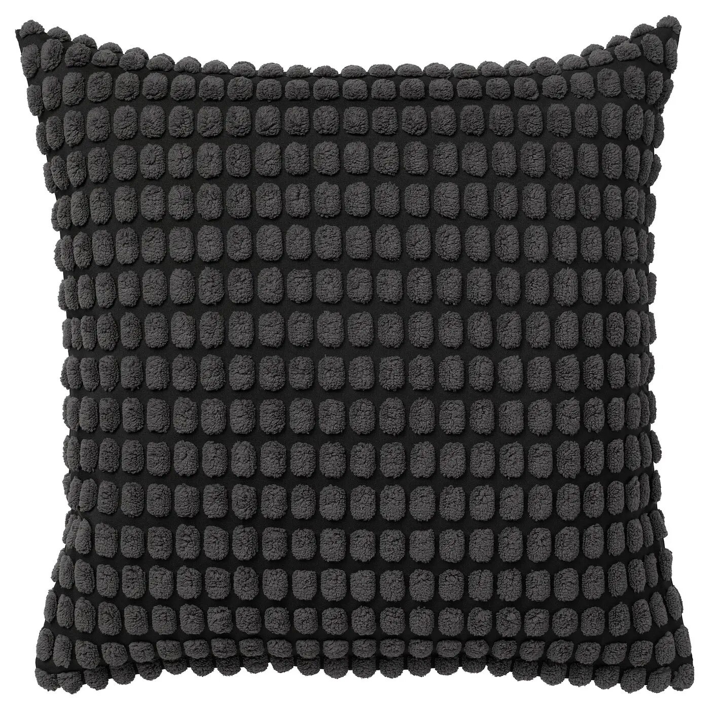 Чехол для подушки SVARTPOPPEL, антрацит, 50x50 см