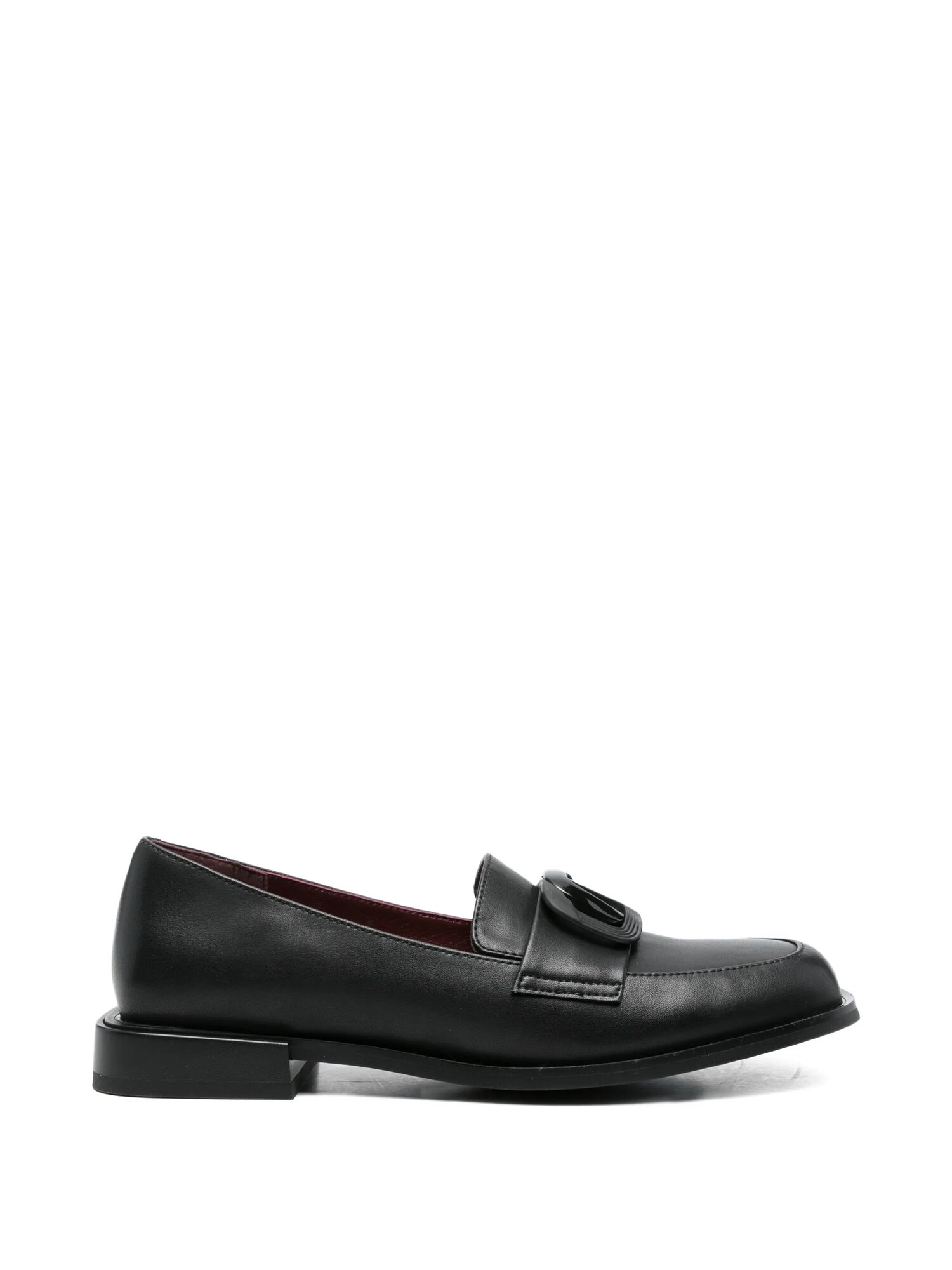 Лоферы Buckle-detail leather loafers