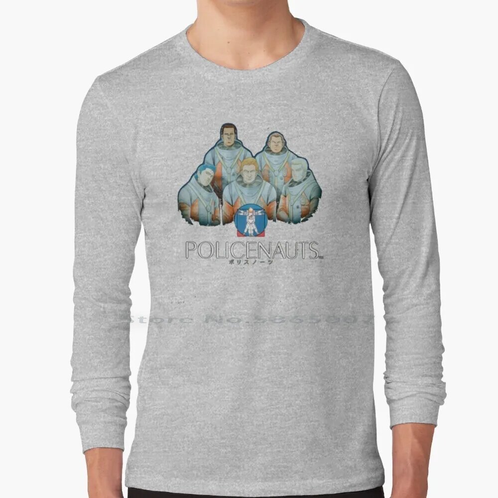 Полицейская футболка из хлопка 6XL, полицейская металлическая шестерня, твердая, Hideo Kojima Snatcher Zone крылья