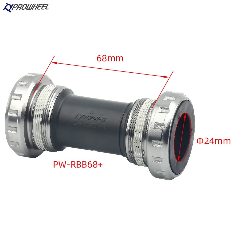 PROWHEEL RBB68/BB68/MBB73/BB73 Велосипедный каретка MTB/ROAD Hollowtech Подшипник для 68 мм 68/73 мм Shimano Crank BB — фото 1