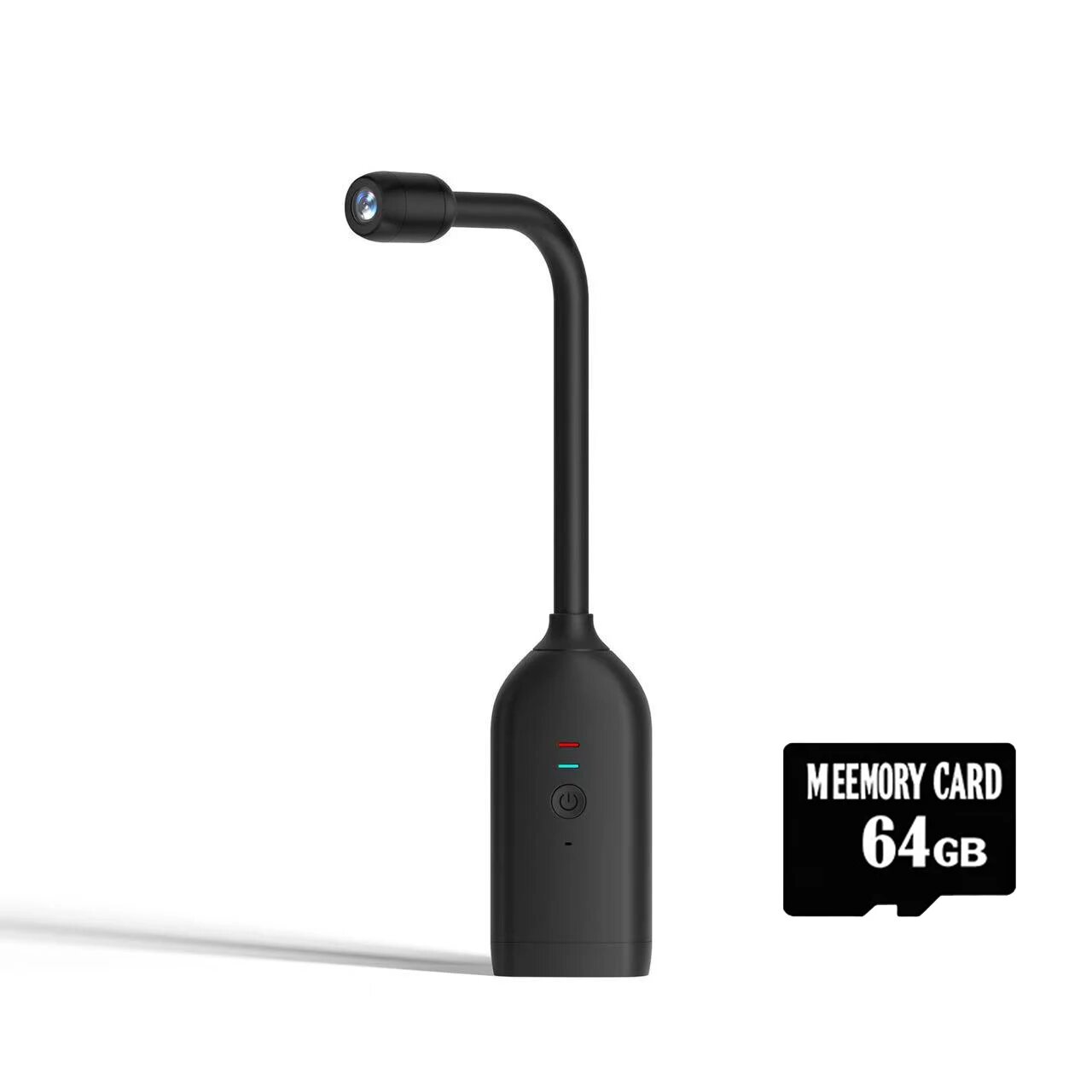 4K 360-градусная беспроводная камера IP Mini Camera с поддержкой Wi-Fi для удаленного наблюдения с двусторонней аудиозаписью, детекцией движения и поддержкой удаленного просмотра-