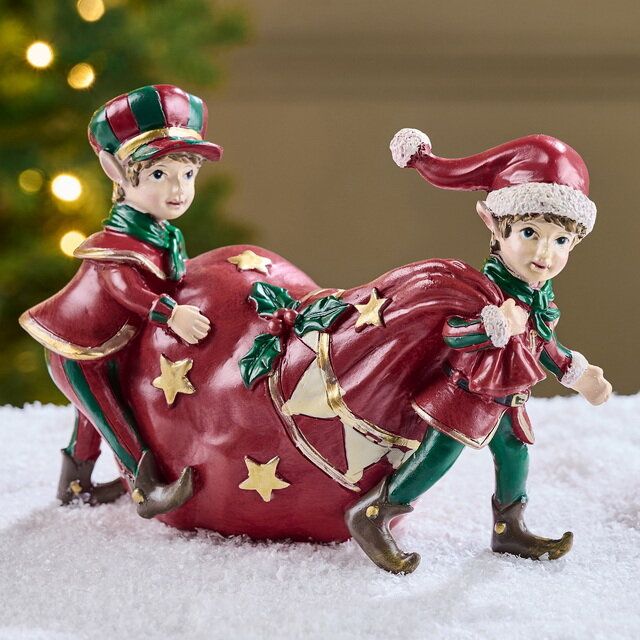 Новогодняя фигурка Эльфы Келлен - Помощники Санты 16 см, Goodwill (Гудвилл), D44001