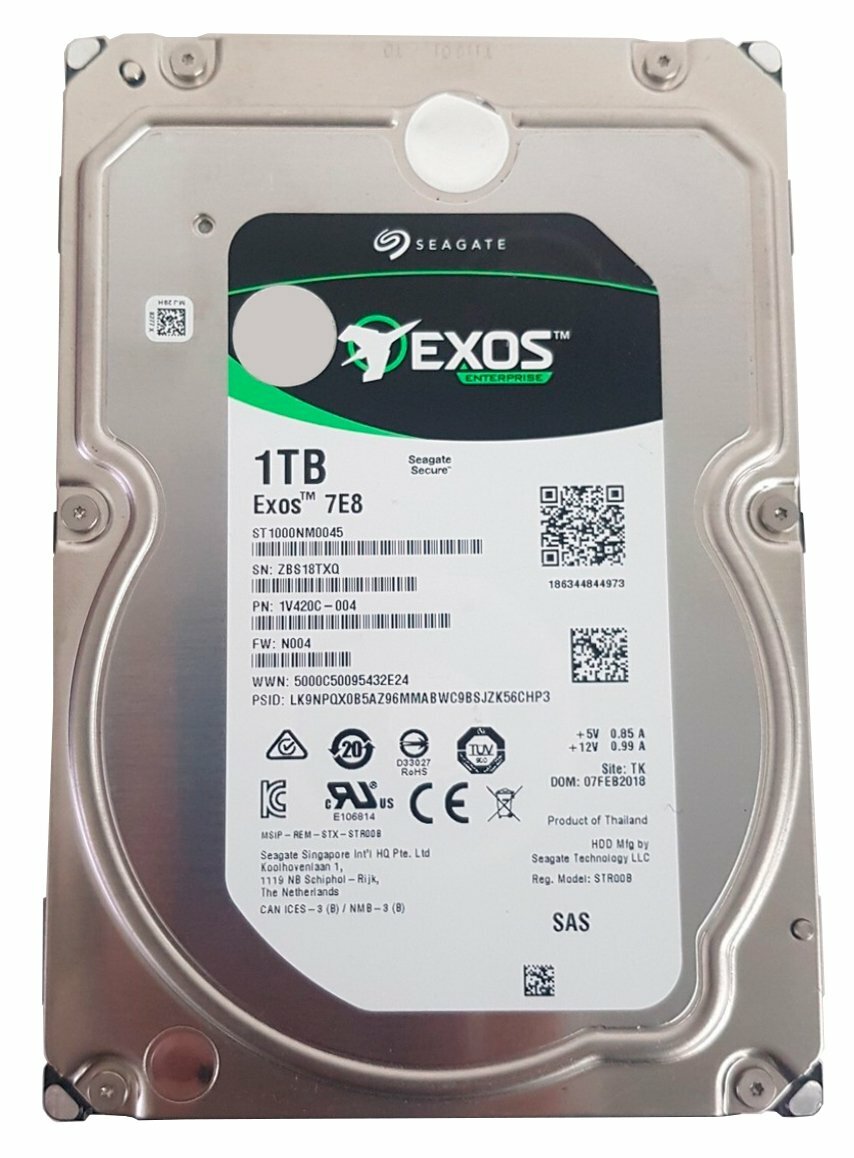 Жесткий диск Seagate ST1000NM0045 1Tb 7200 SAS 3,5" HDD ST1000NM0045