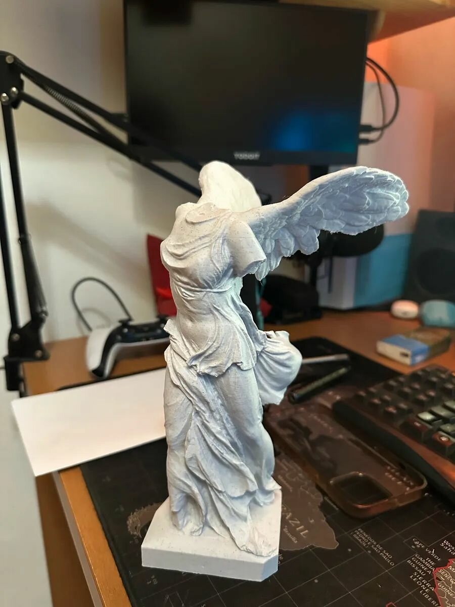 Статуэтка "Ника Самофракийская" 3D печать из пластика