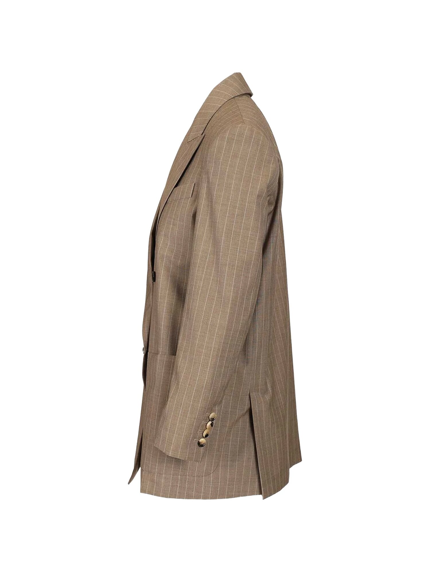 Куртка Max Mara Pinstripe double-breasted blazer, размер 42, разноцветный — фото 1