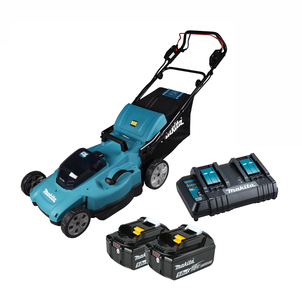 Аккумуляторная газонокосилка Makita LXT DLM539CT2