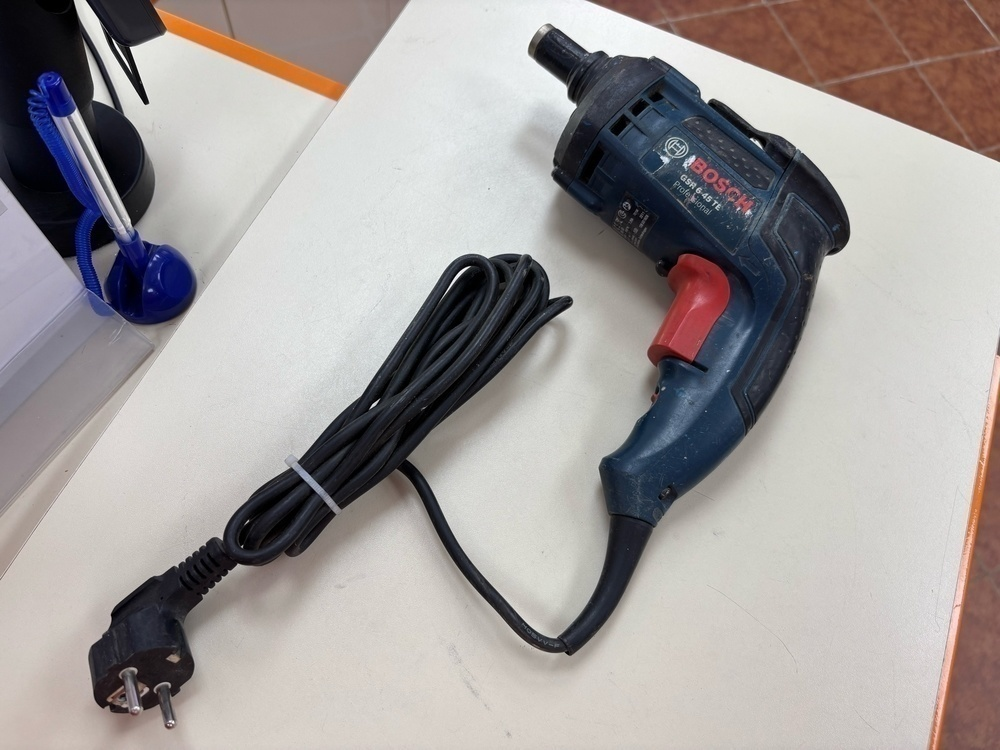 Дрель-шуруповерт Bosch GSR 6-45 TE Professional, Б/У, Уценка