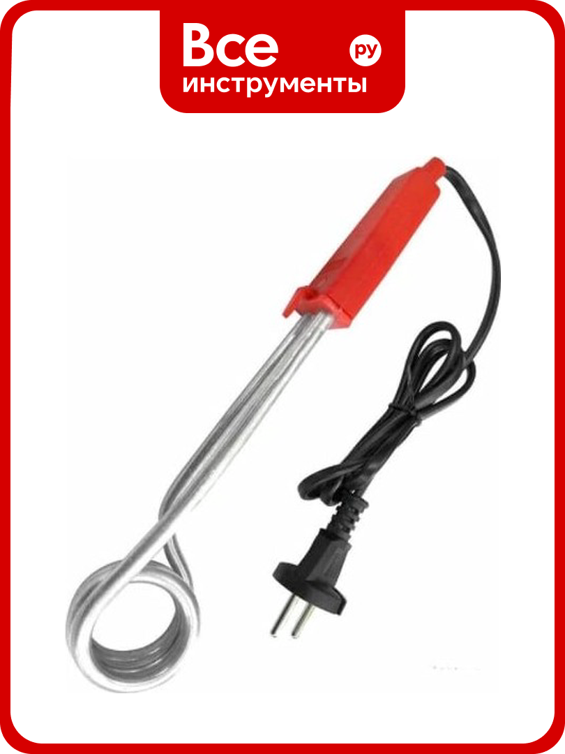 Электрический кипятильник HomeStar HB-012 1,2 кВт 005690, с подвесом, погружной металлический корпус