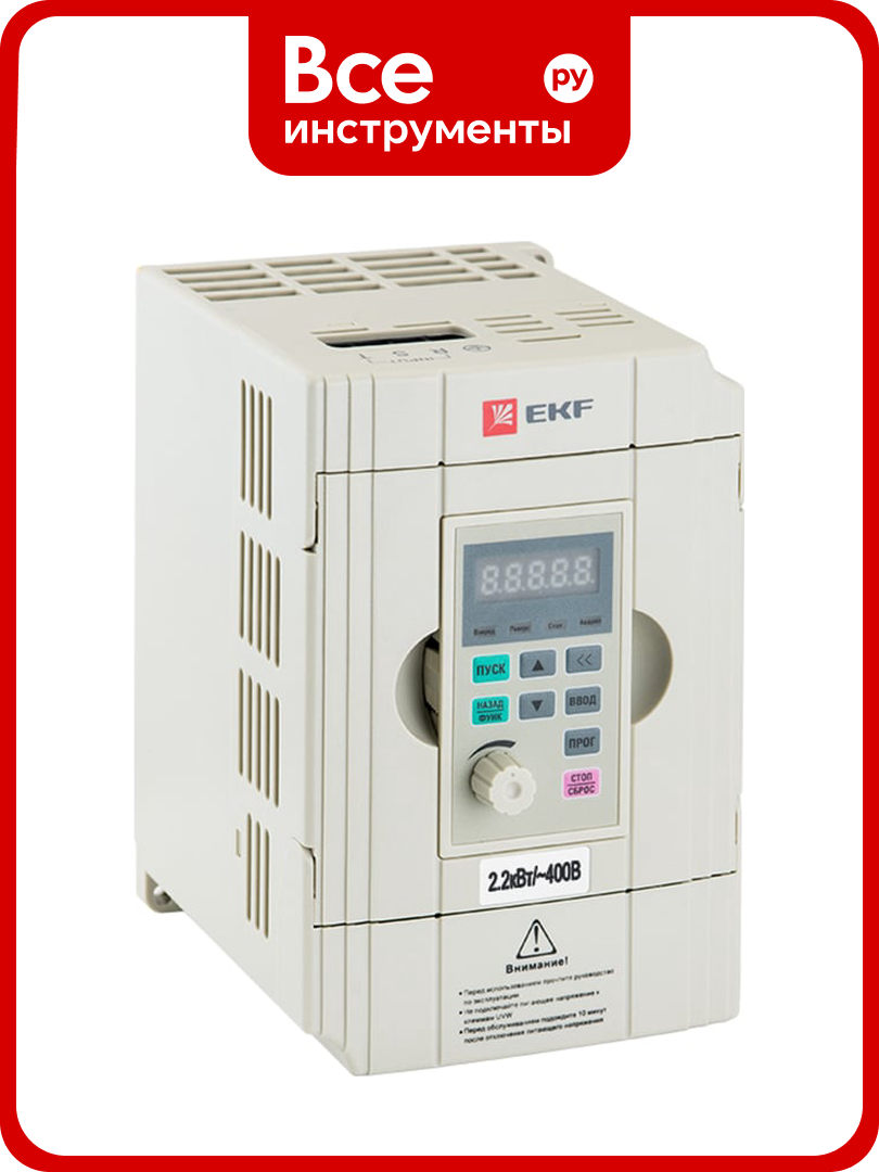 Преобразователь частоты EKF 2,2/4кВт, 3х400В, VECTOR-100, PROxima VT100-2R2-3B