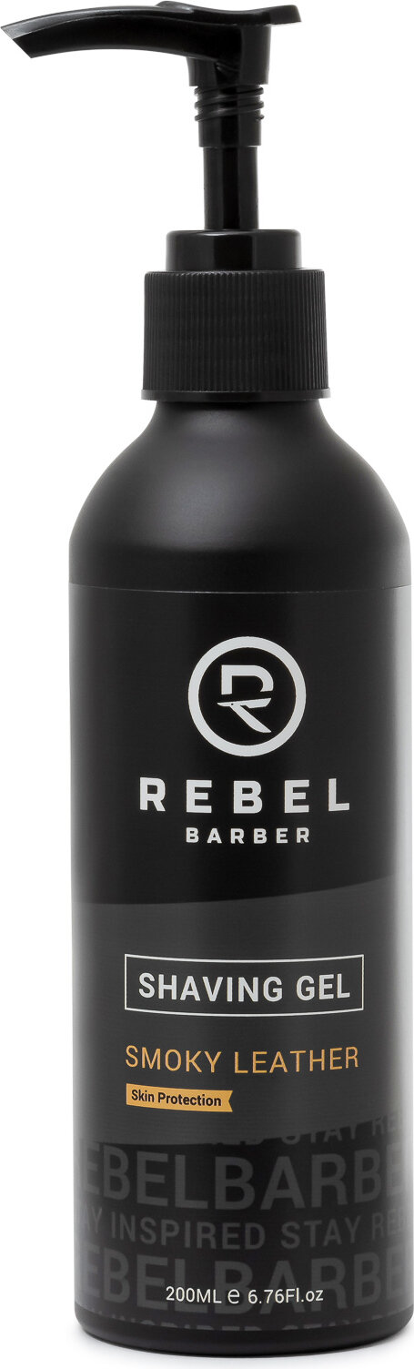 REBEL BARBER Премиальный гель для бритья "Smoky Leather" Shaving Gel Smoky Leather 30ml