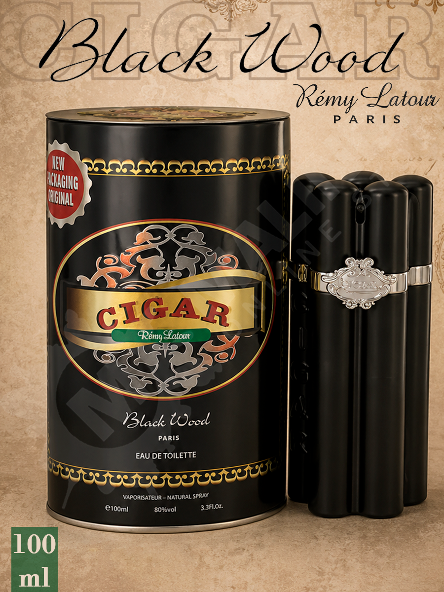 Туалетная вода мужская Remy Latour Cigar Black Wood флакон 100мл