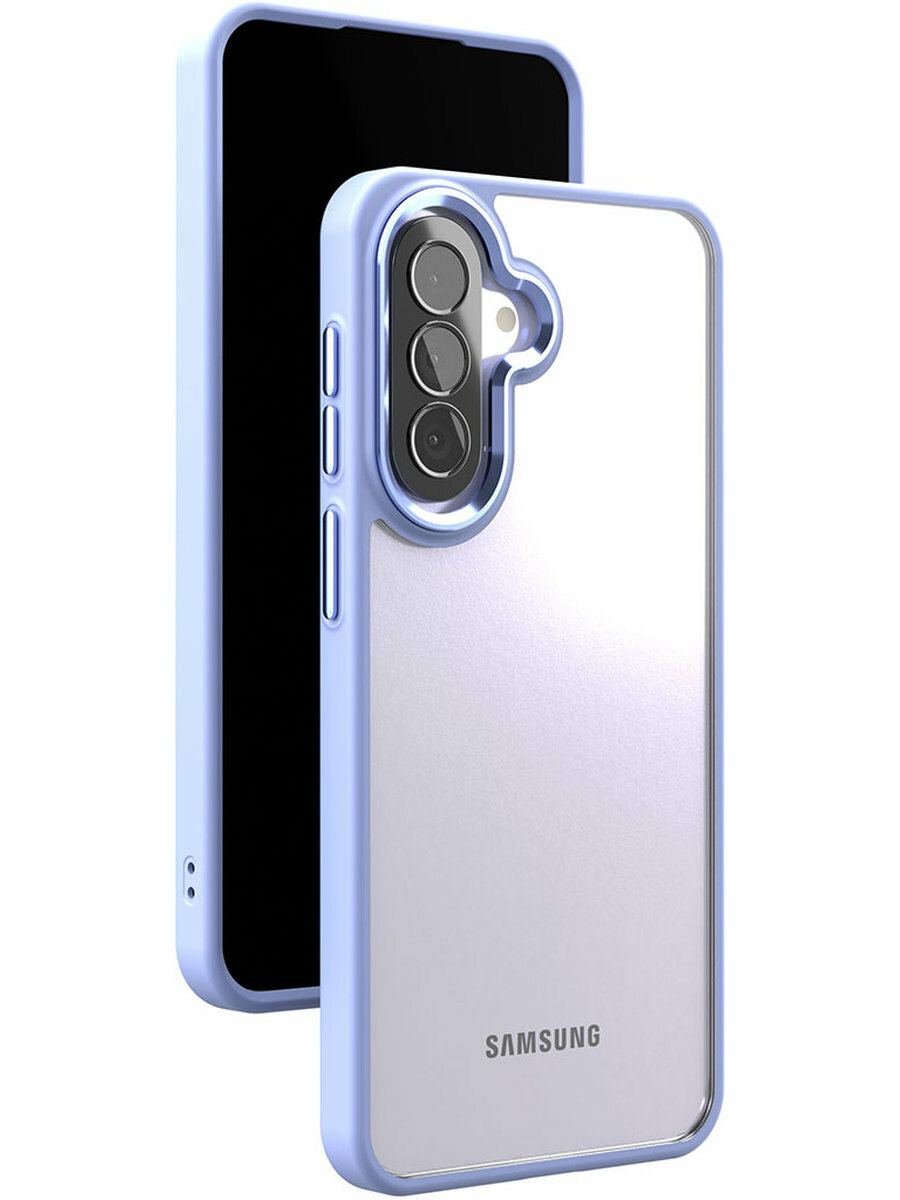 Клип-кейс VLP Halo c MagSafe для Samsung Galaxy A37 Фиолетовый