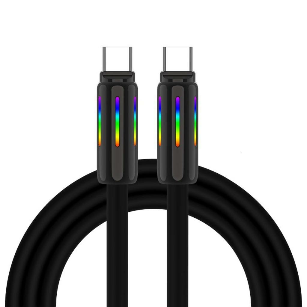 Быстрозарядный кабель USB-C, Черный - 100 W