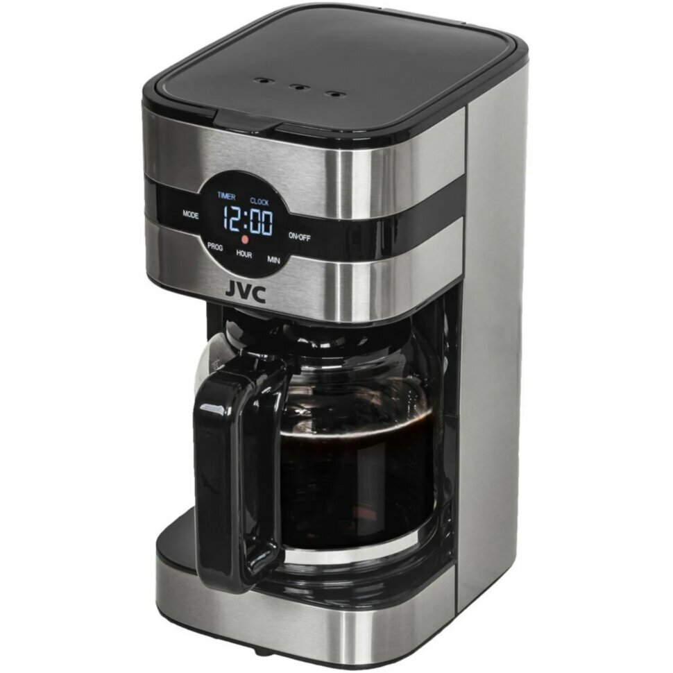 Кофеварка капельного типа JVC JK-CF28, 1000Вт, объем для воды 1.5 л, 1828956