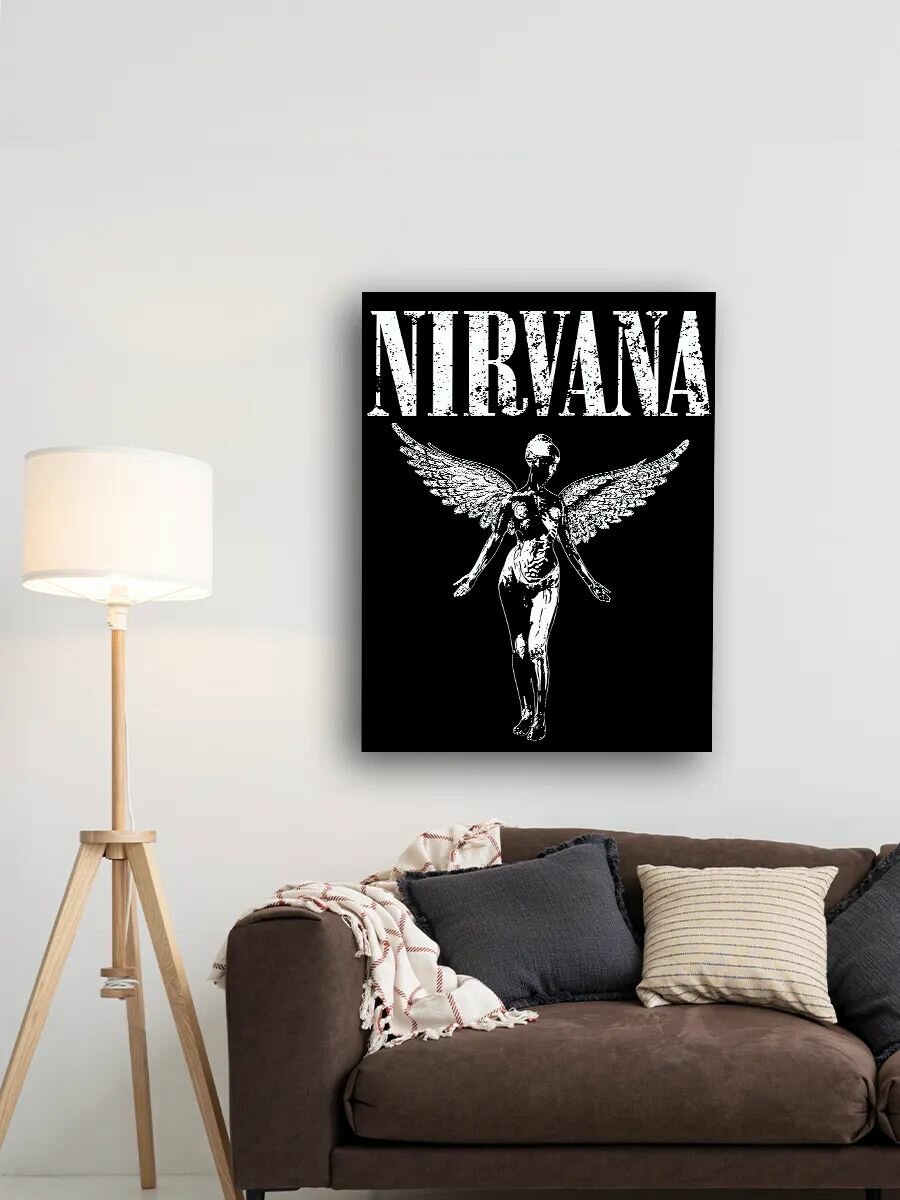 Постеры на стену Nirvana, , плакат 1шт, А3 размер. — фото 1