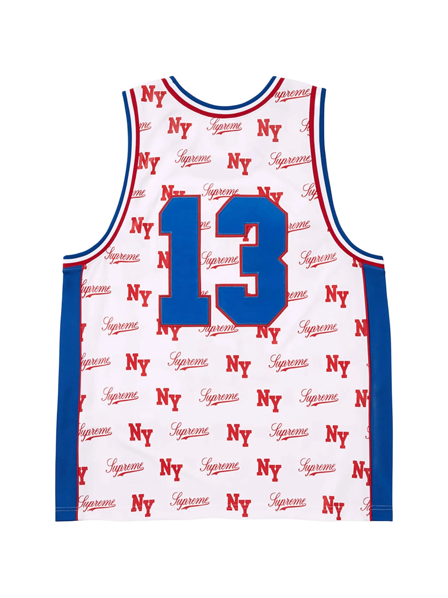 Топ Supreme Mitchell & Ness, размер 50, white — фото 1