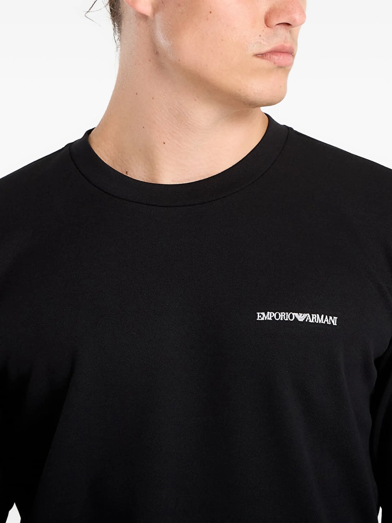 Толстовка EA7 EMPORIO ARMANI Logo-print sweatshirt, размер 48, , black/black — фото 1